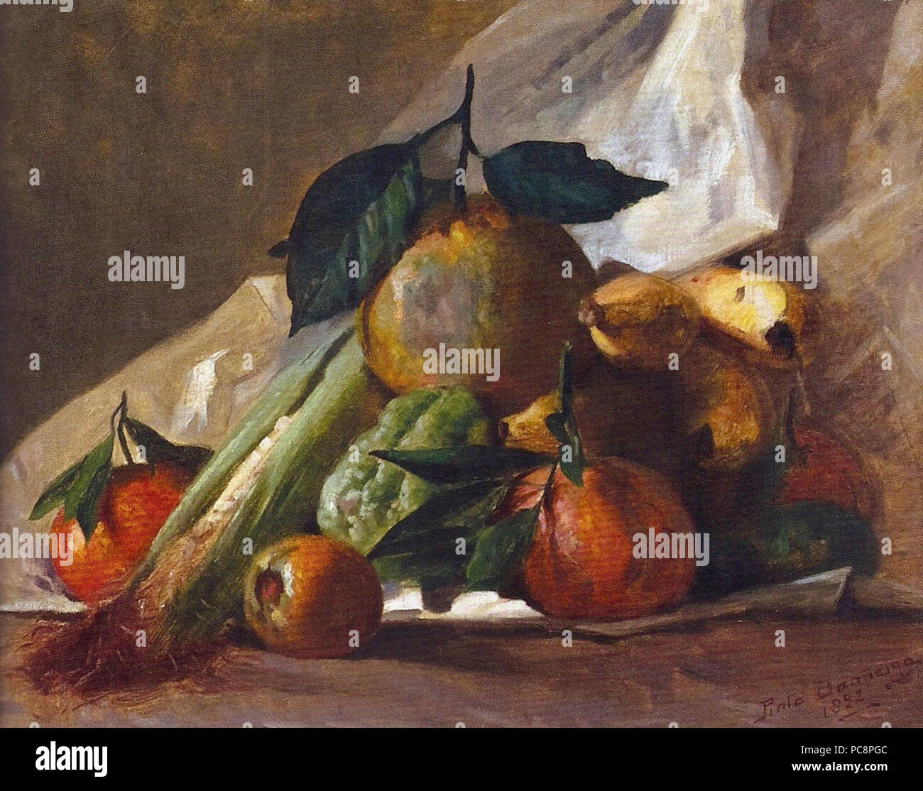 9 Antônio Rafael Pinto Bandeira - Natureza-morta, 1892 (2 Stock Photo ...