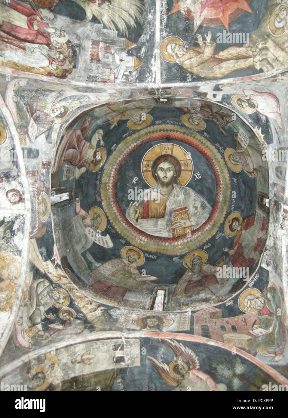 Agios Germanos St Germanus Church Fresco Stock Photo - Alamy