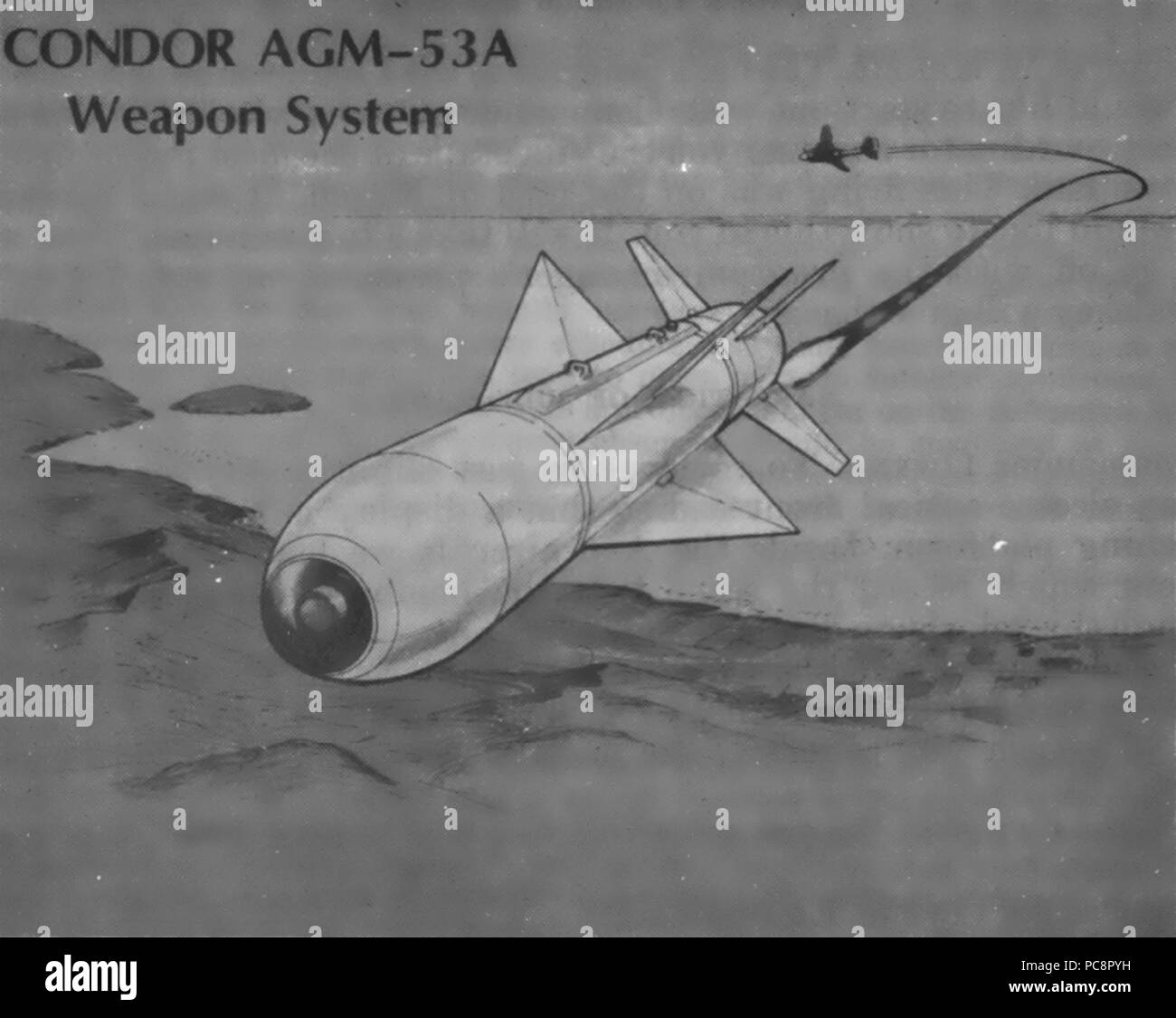 AGM-53A Condor launched from A-6 Stock Photo - Alamy