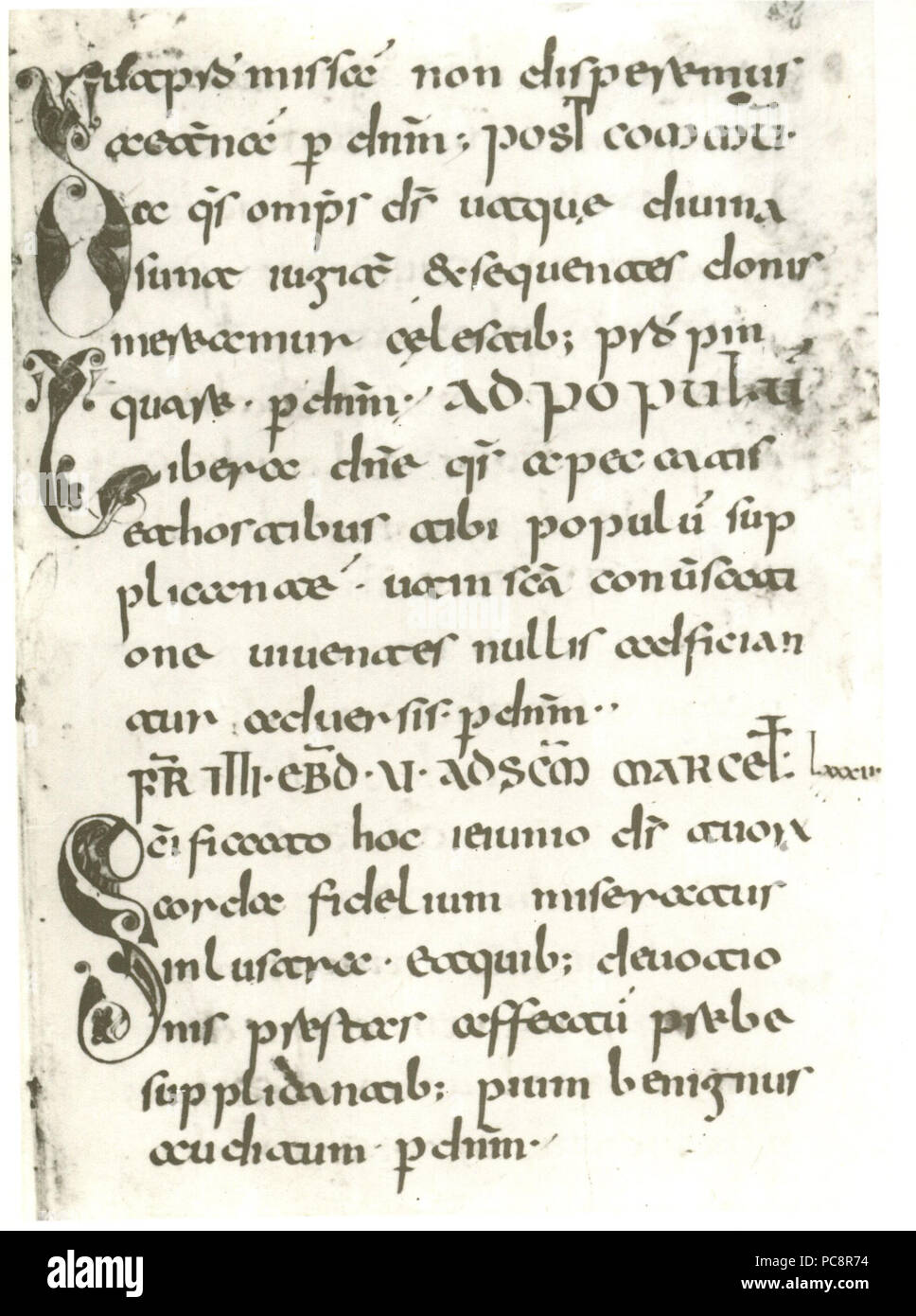 510 Raetic Script, Ms. St. Gallen 350, fol. 3r Stock Photo - Alamy