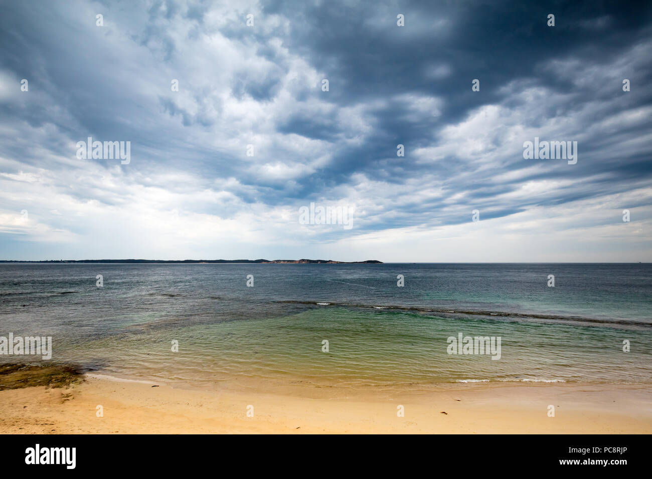 Summer Storm over Point Nepean Stock Photo - Alamy