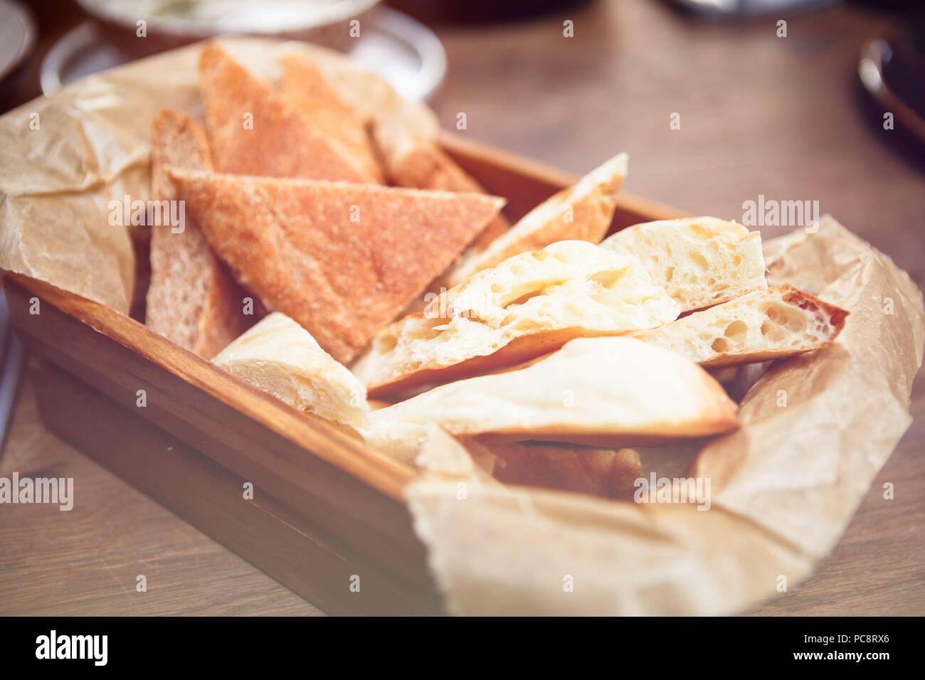 Traditional Georgian restaurant food. Gourmet Caucasian menu in cafe ...