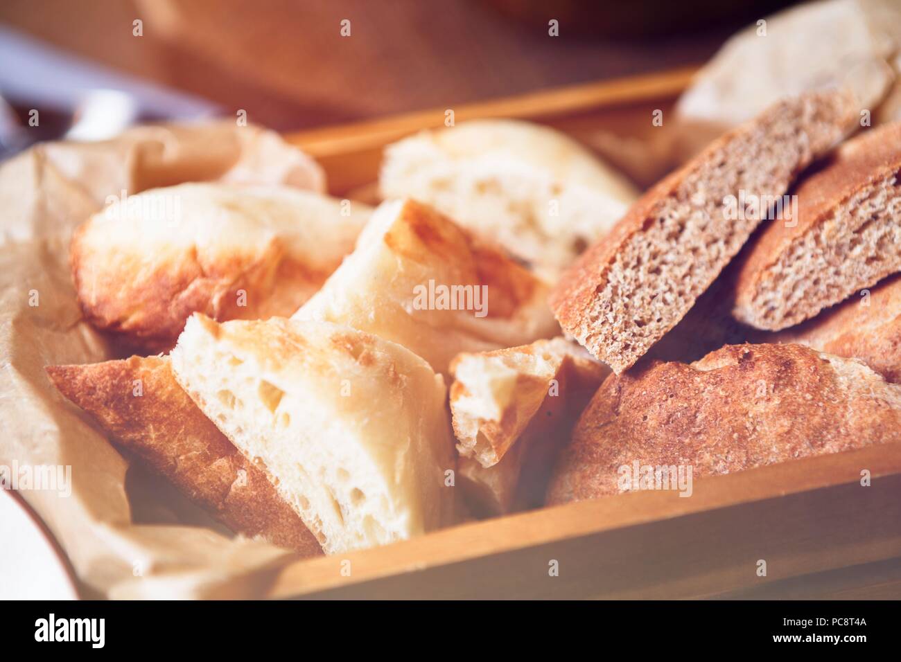 Traditional Georgian restaurant food. Gourmet Caucasian menu in cafe ...