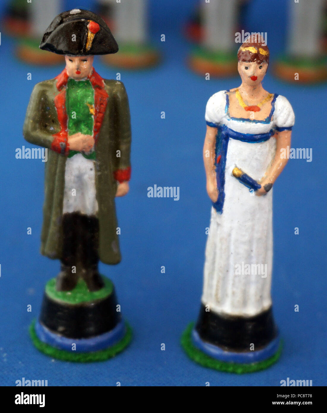 Antique Tin Lead Toy Soldiers Napoleon and Wellington Battle of ...