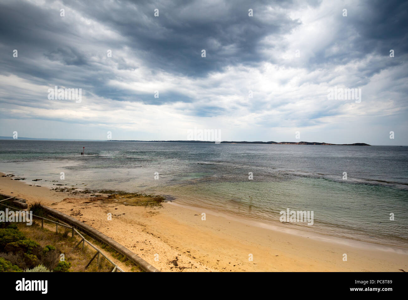 Summer Storm over Point Nepean Stock Photo - Alamy