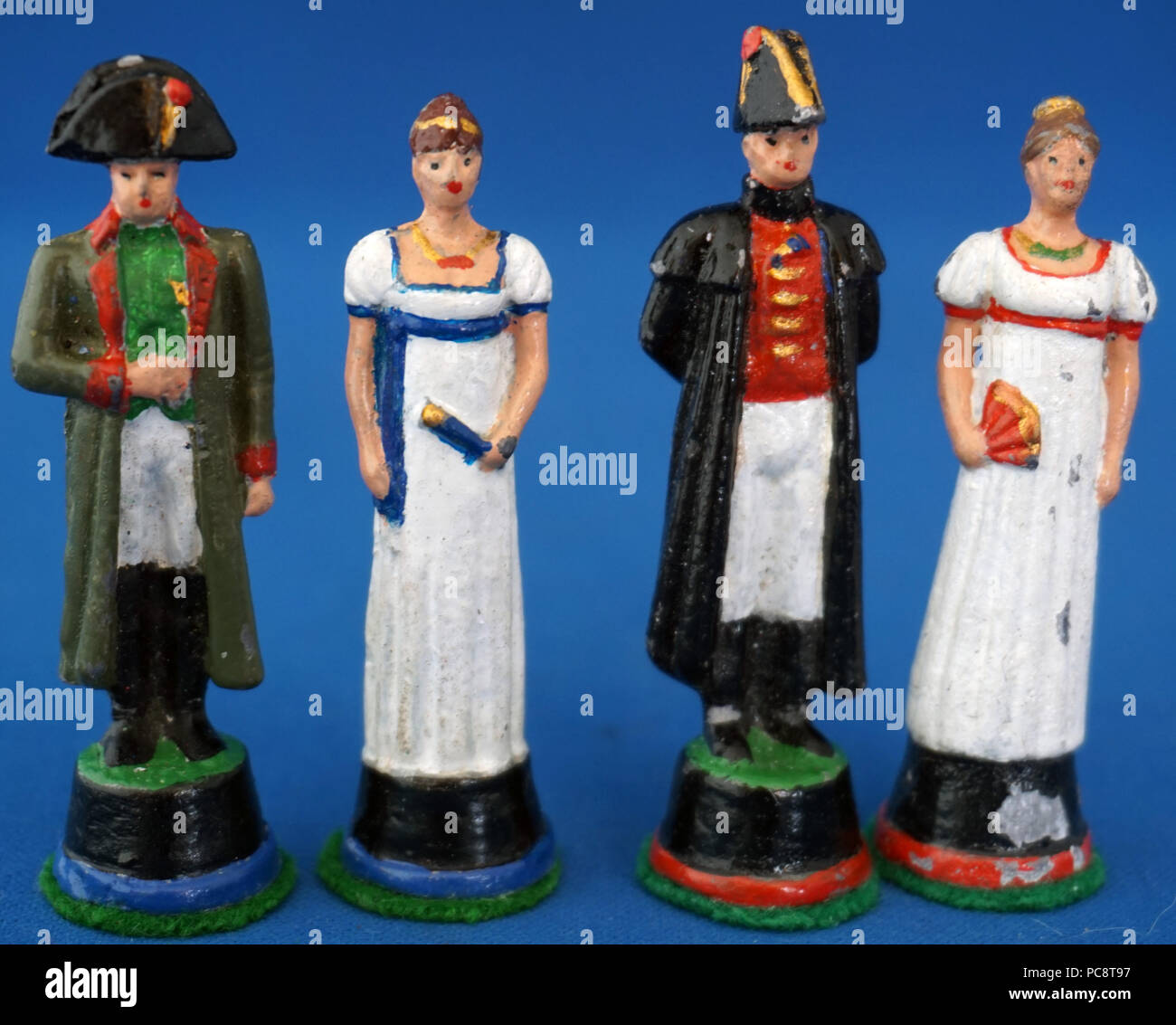 Antique Tin Lead Toy Soldiers Napoleon and Wellington Battle of ...