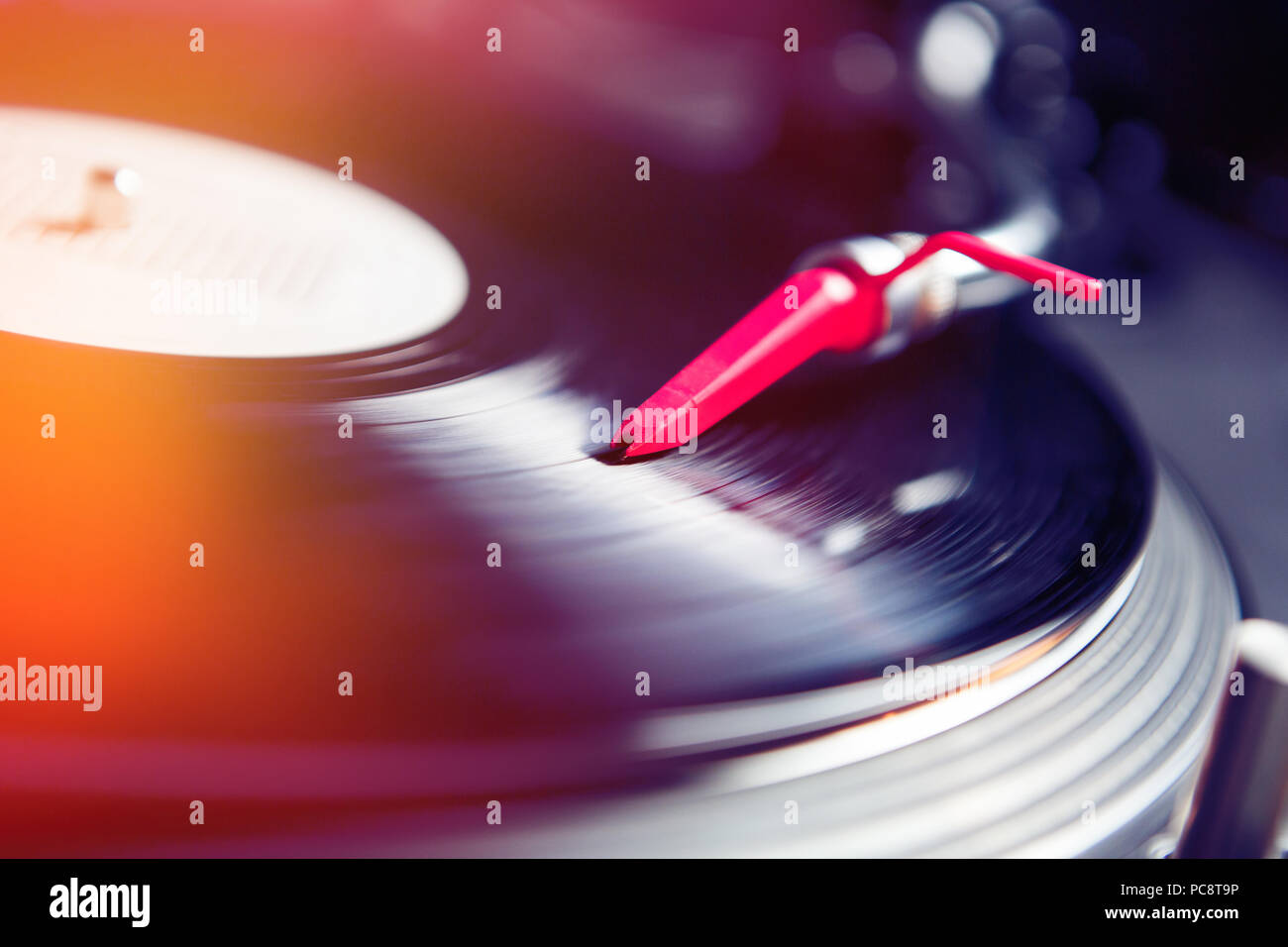 Close up dj plays music hi-res stock photography and images - Alamy