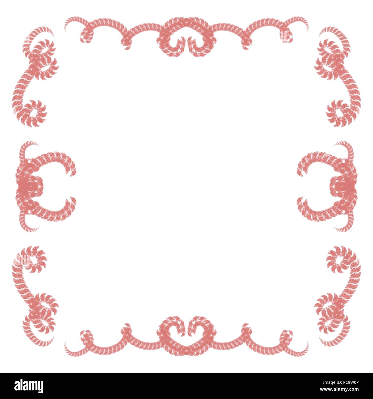 Red Paper Chain Stock Vector Images - Alamy