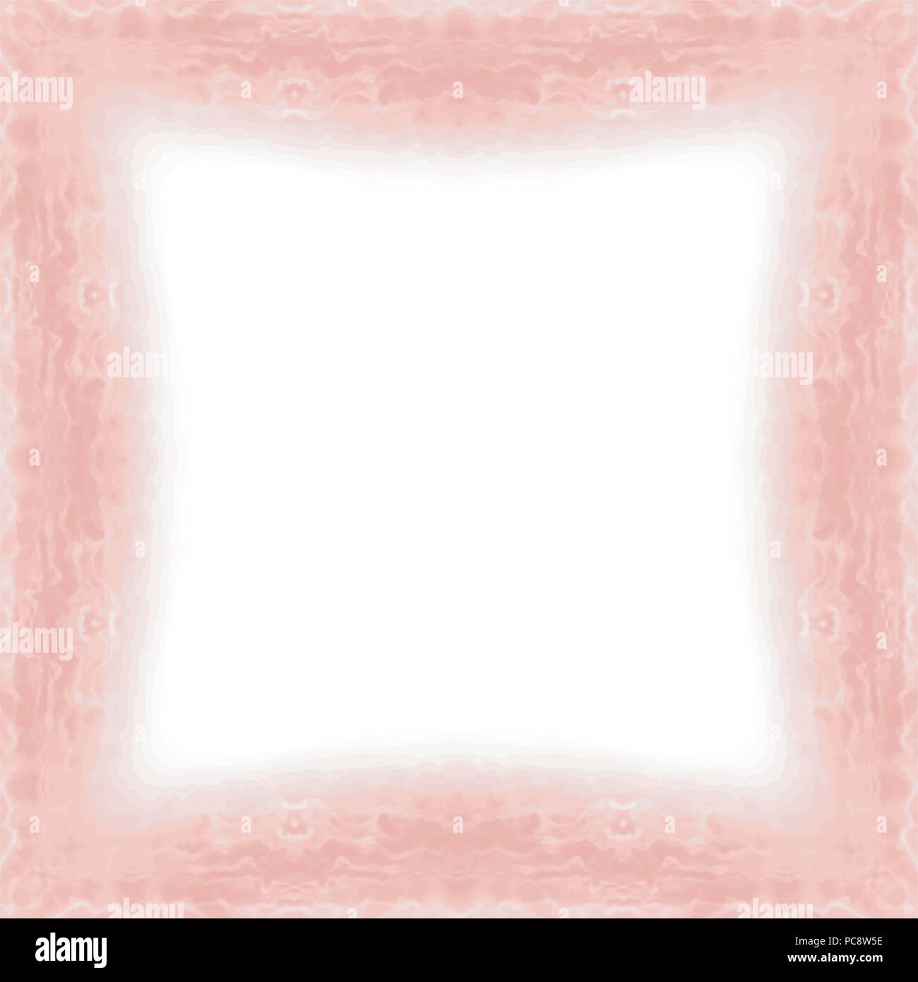 red marble surface watercolor frame border pattern, vector illustration ...