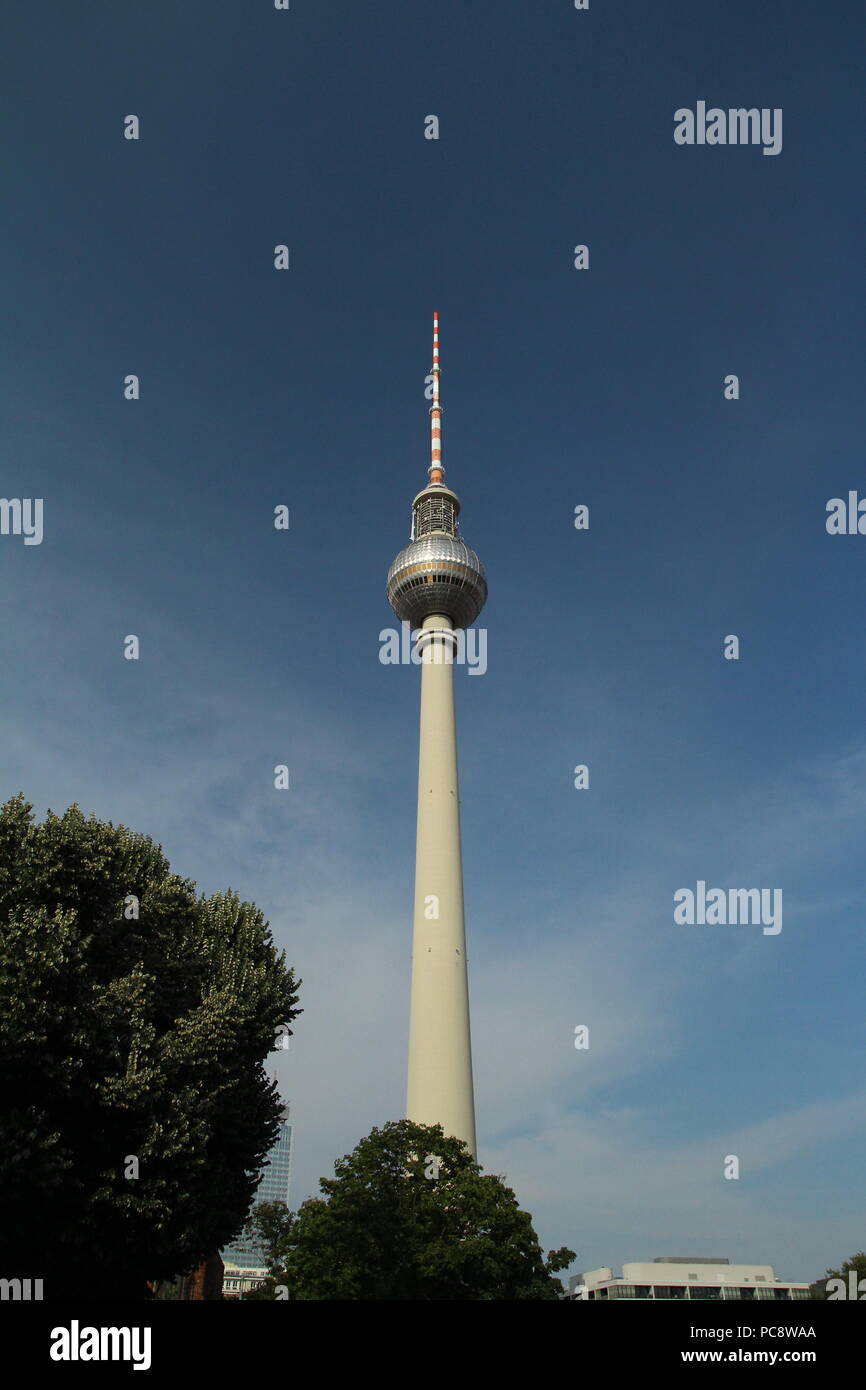 Television Tower. Alexanderplatz. Berlin Stock Photo - Alamy