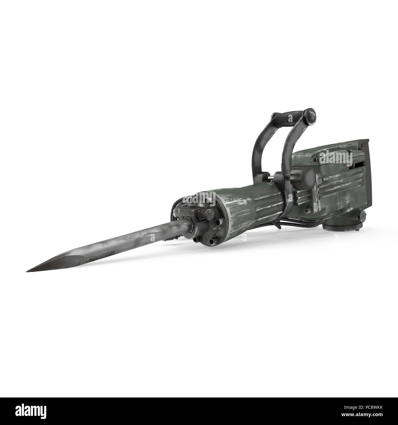 Jackhammer 3d Cut Out Stock Images & Pictures - Alamy