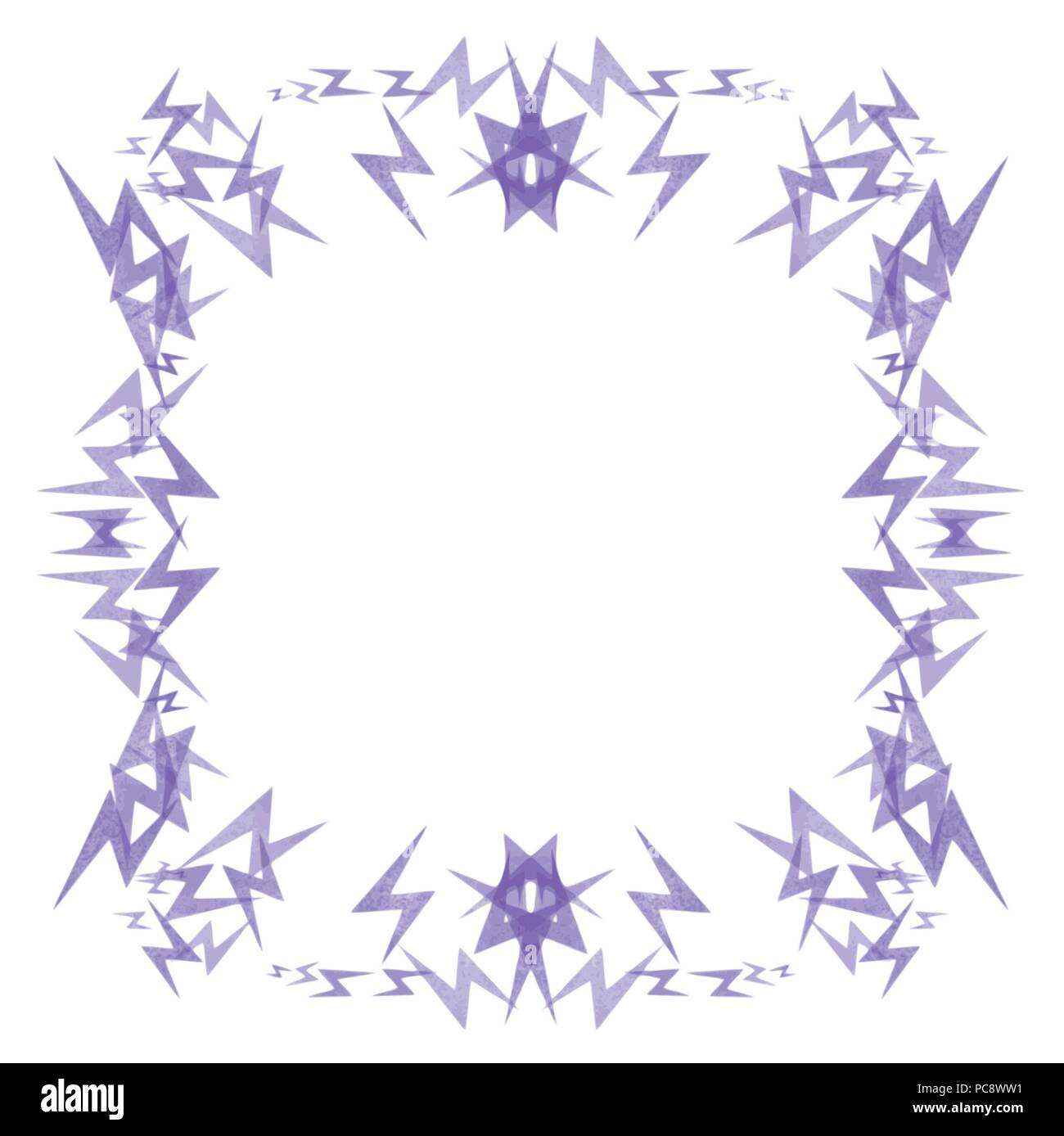 Purple Star Border Clip Art
