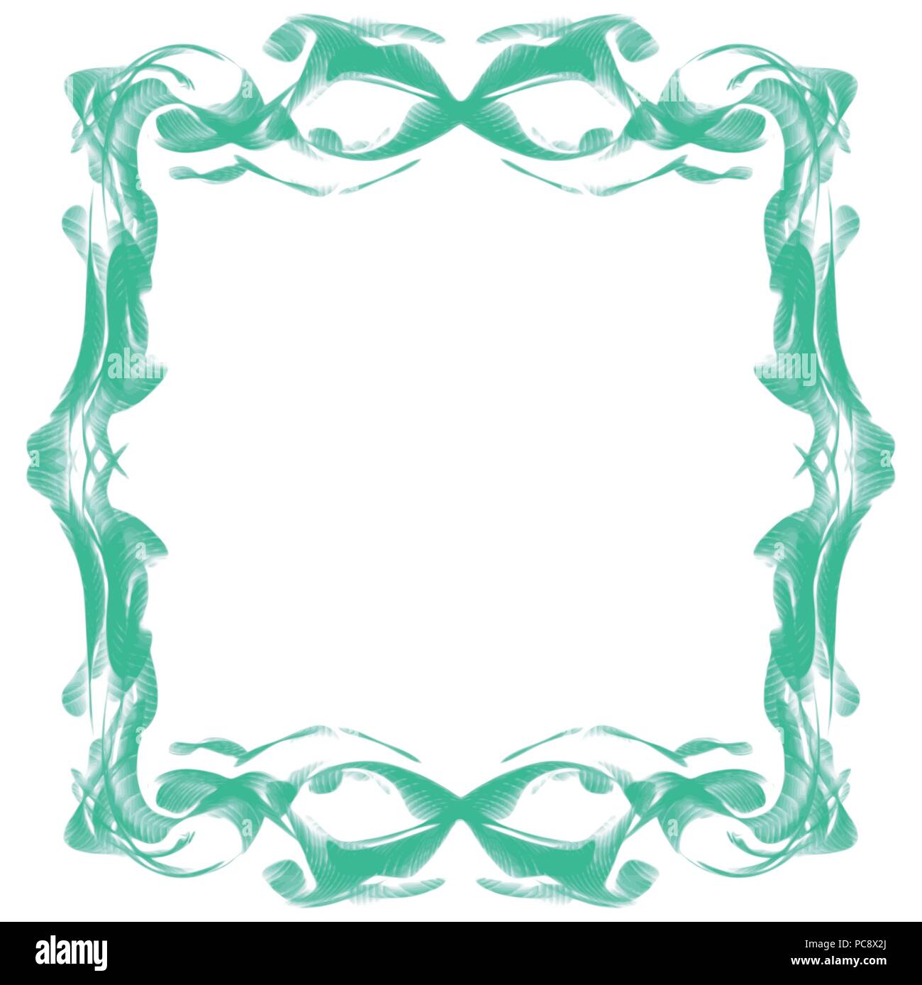 Emerald green border hi-res stock photography and images - Alamy