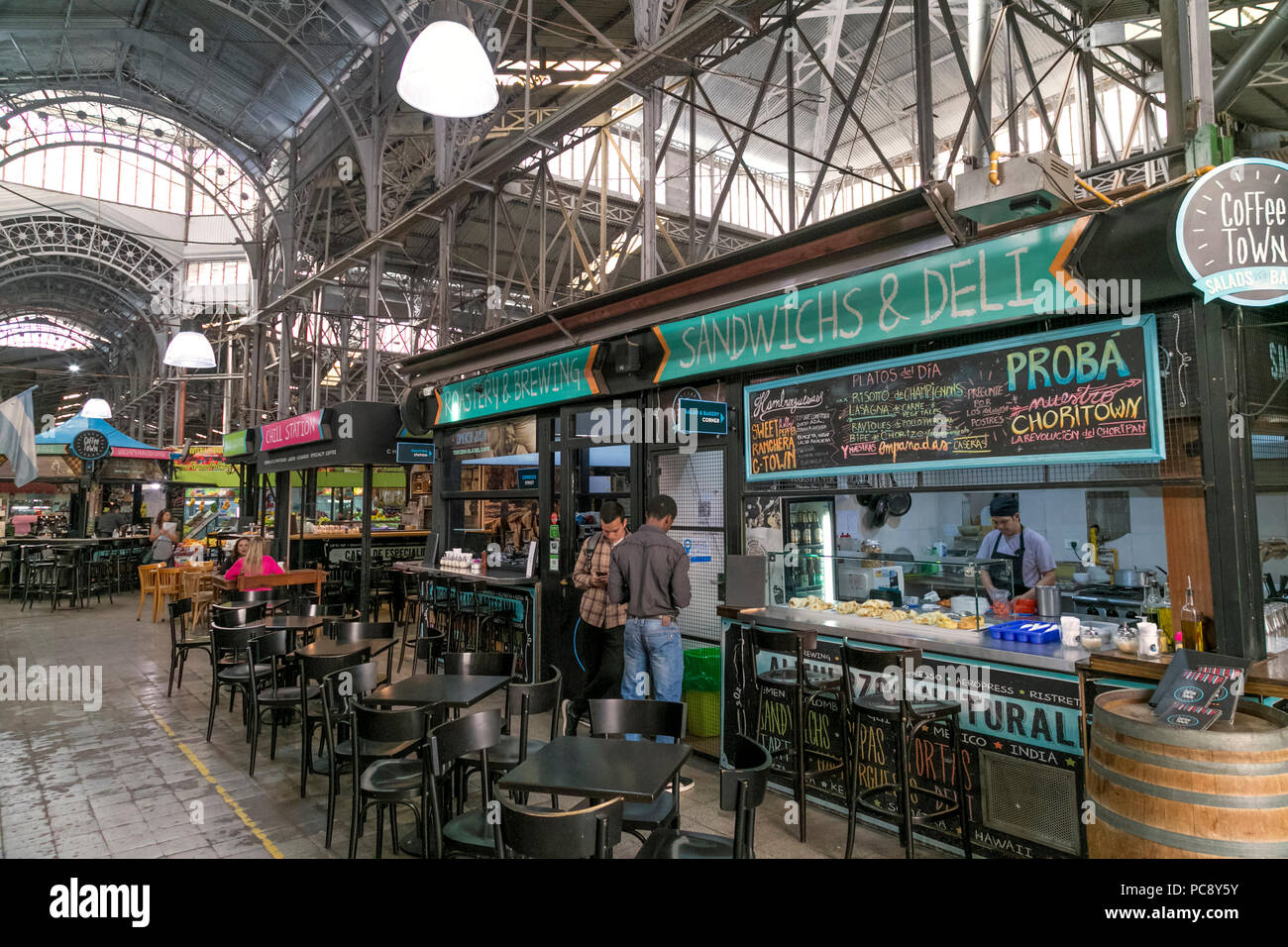 San Telmo Market. San Telmo, Buenos Aires, Argentina Stock Photo - Alamy