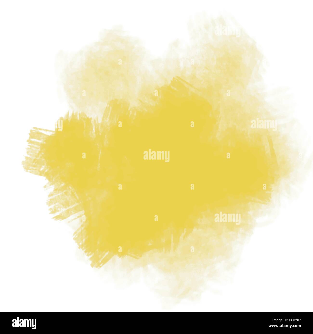 bright yellow watercolor splash background pattern, vector illustration ...