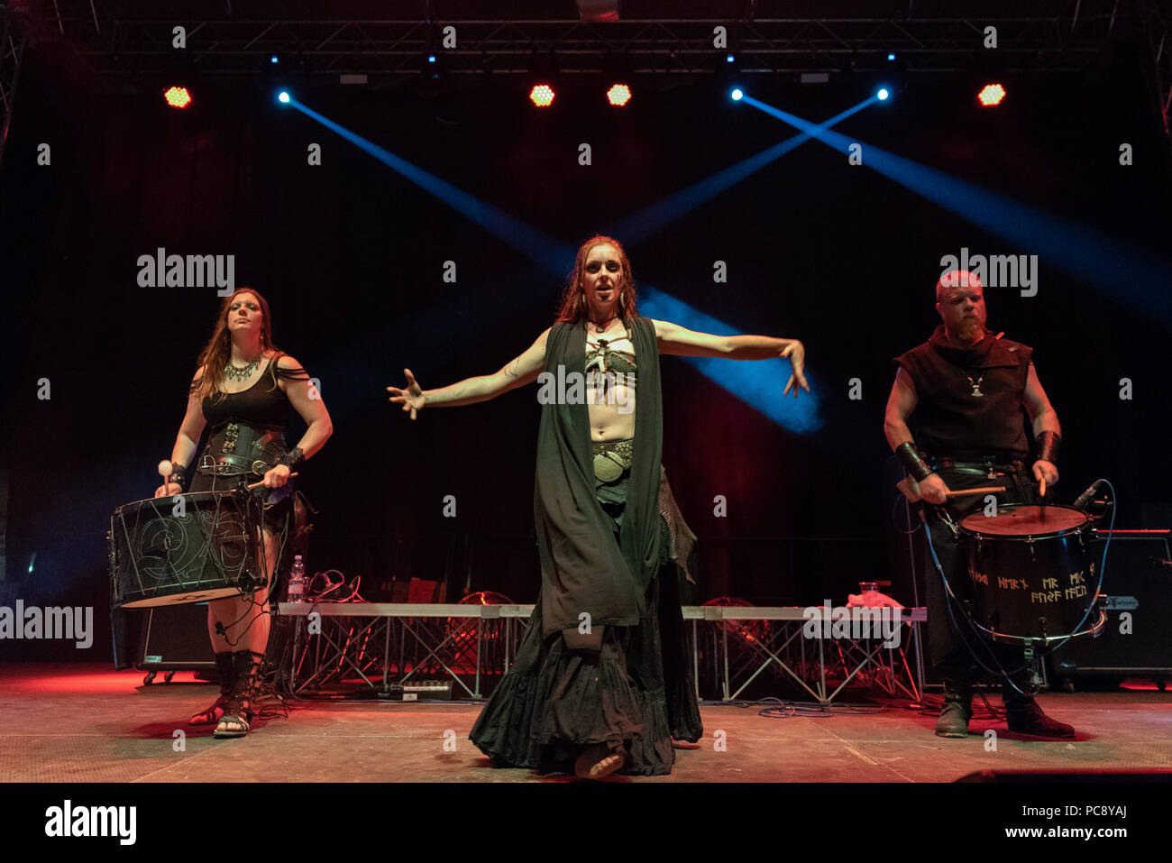 Bergamo, Italy - July 29, 2018: The Belgian Pagan-Folk Neo-Medieval ...