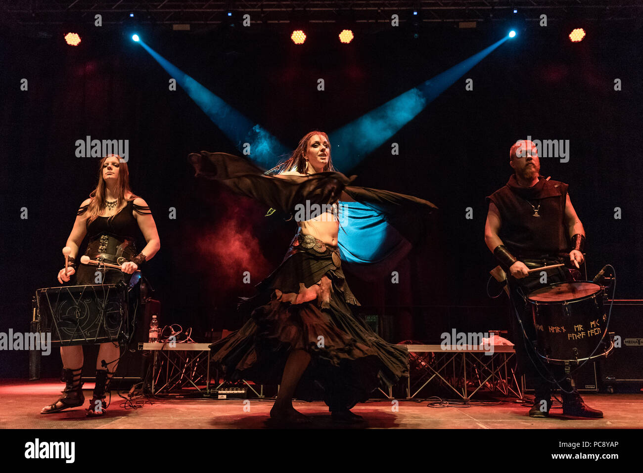 Bergamo, Italy - July 29, 2018: The Belgian Pagan-Folk Neo-Medieval ...