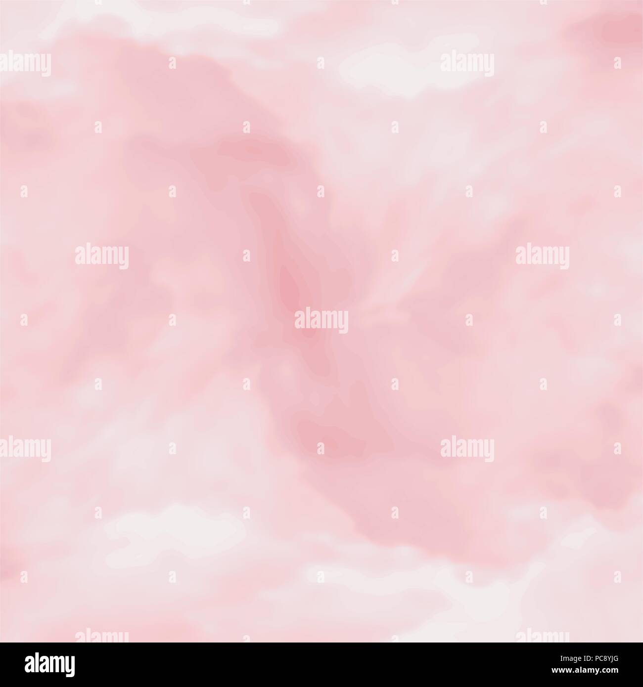 pink rose watercolor radial cloudscape background pattern, vector ...
