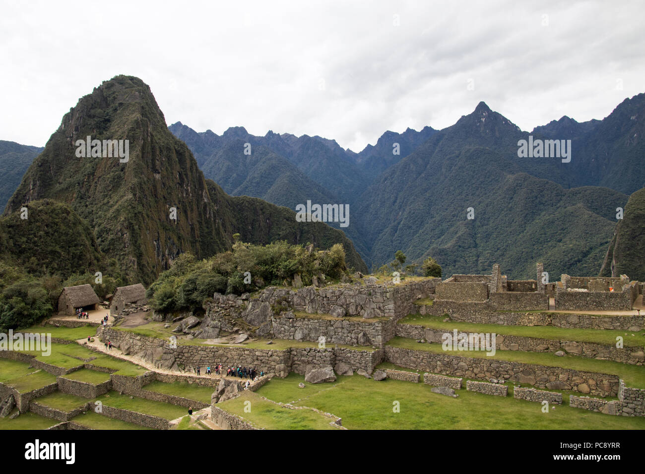 Ancient Inca Ruins at Machu Picchu Stock Photo - Alamy