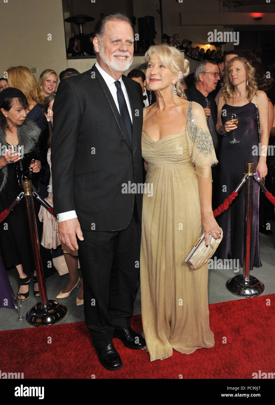 Taylor hackford and helen mirren 147 red carpet event hi-res stock ...