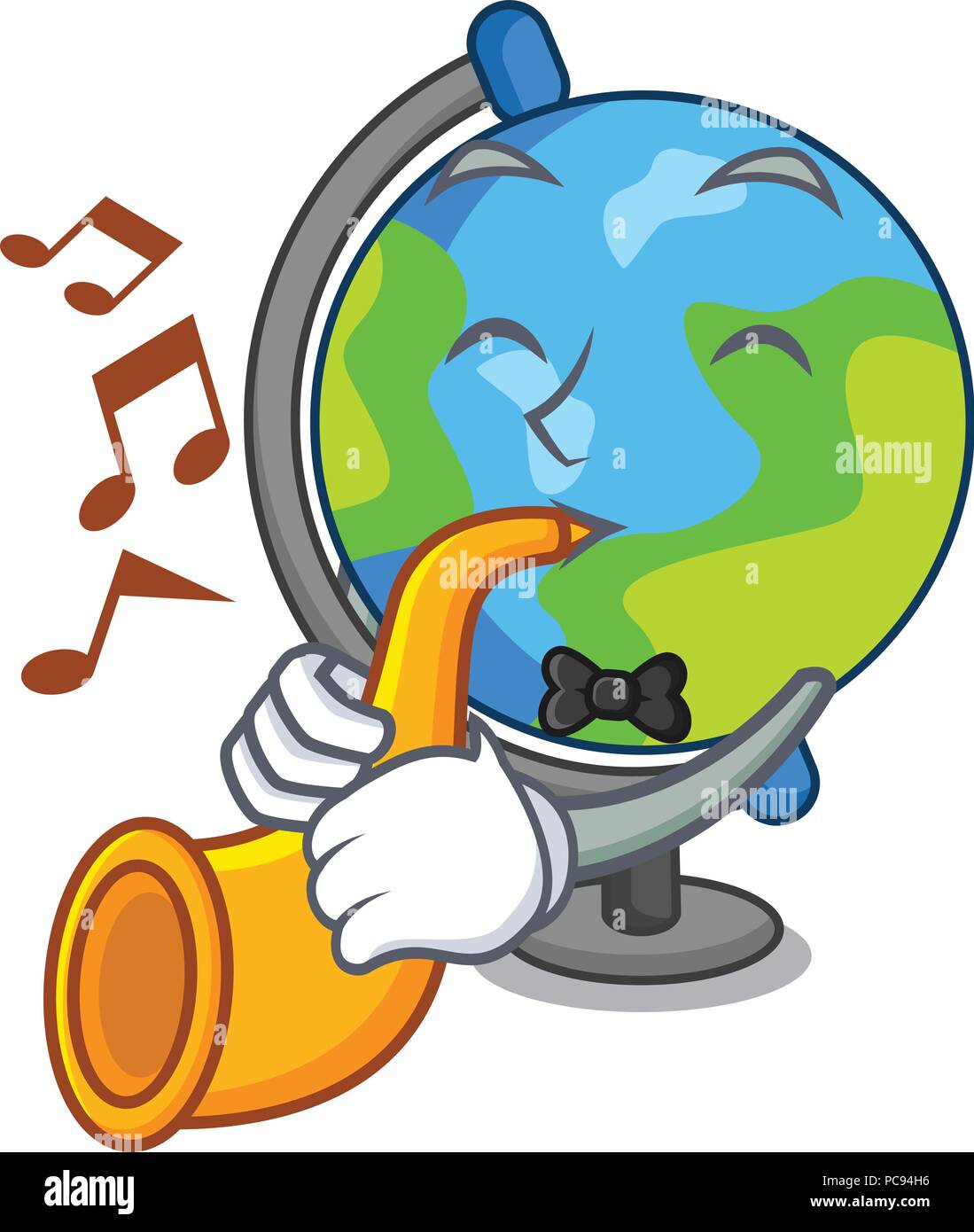 Earth and music note continent hi-res stock photography and images - Alamy