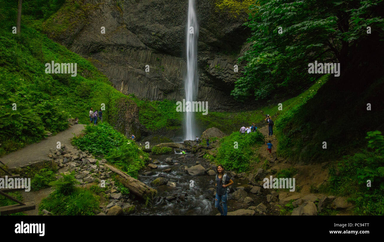 Latourell Falls, Oregon Stock Photo - Alamy