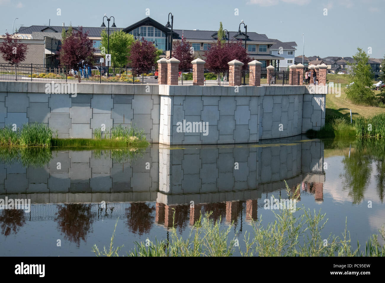 Detention pond hi-res stock photography and images - Alamy