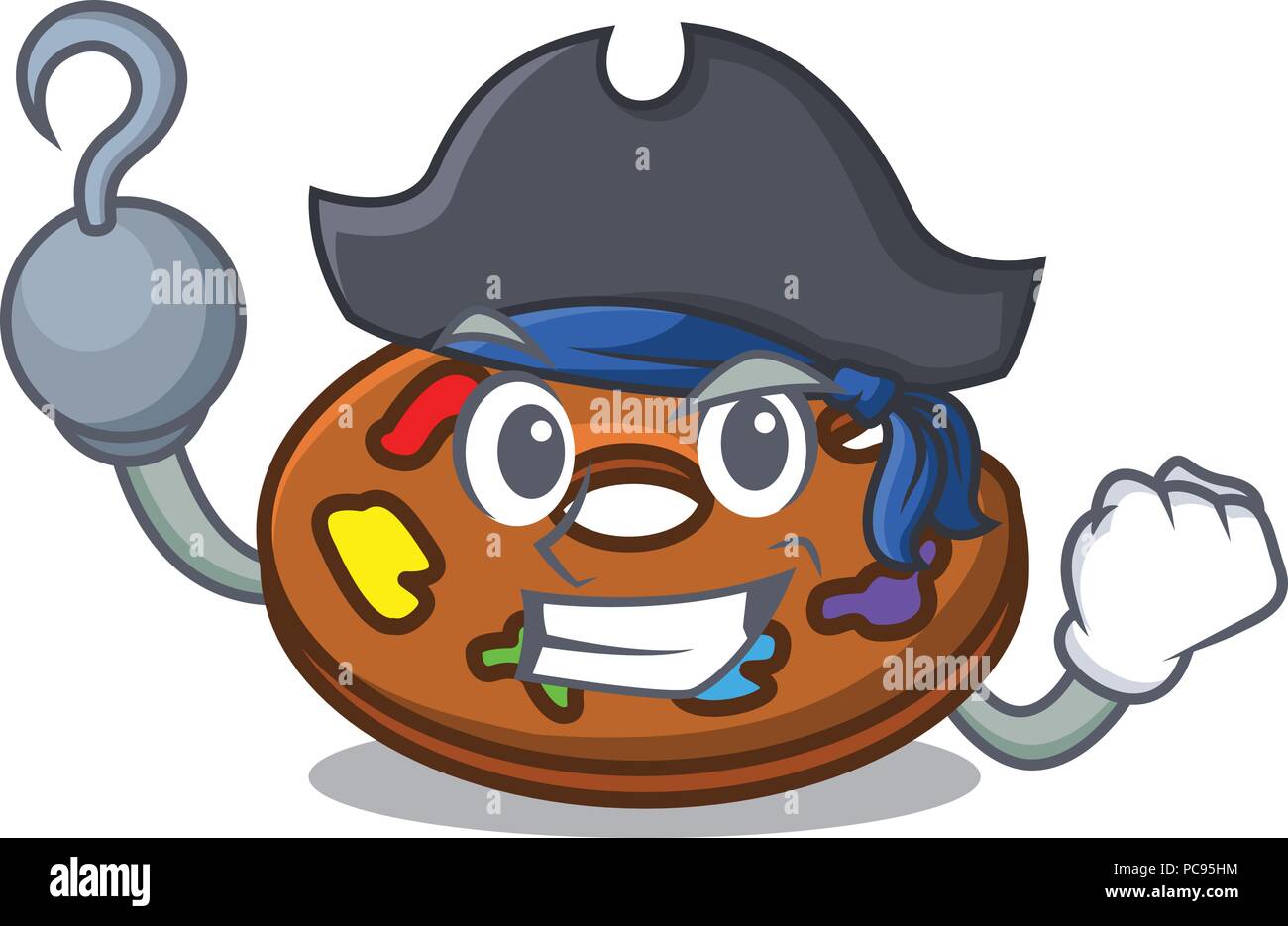 Pirate palette character cartoon style Stock Vector Image & Art - Alamy