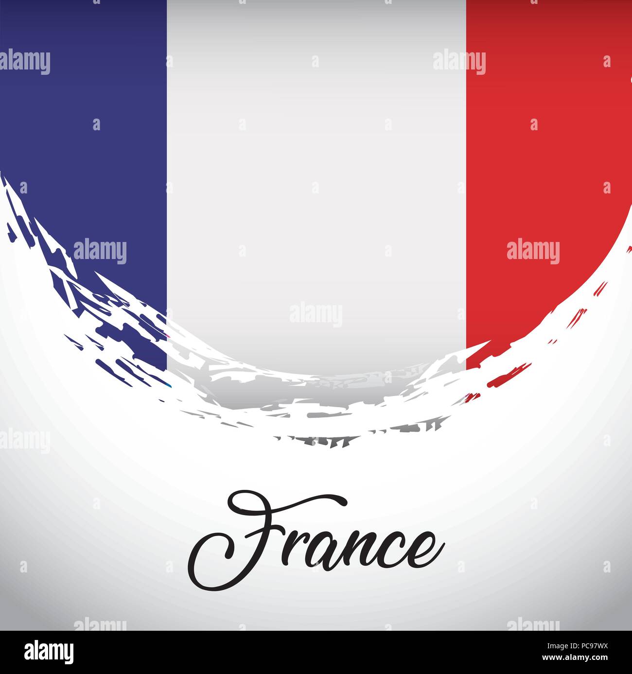 france flag design, colorful design. vector illustration Stock Vector ...