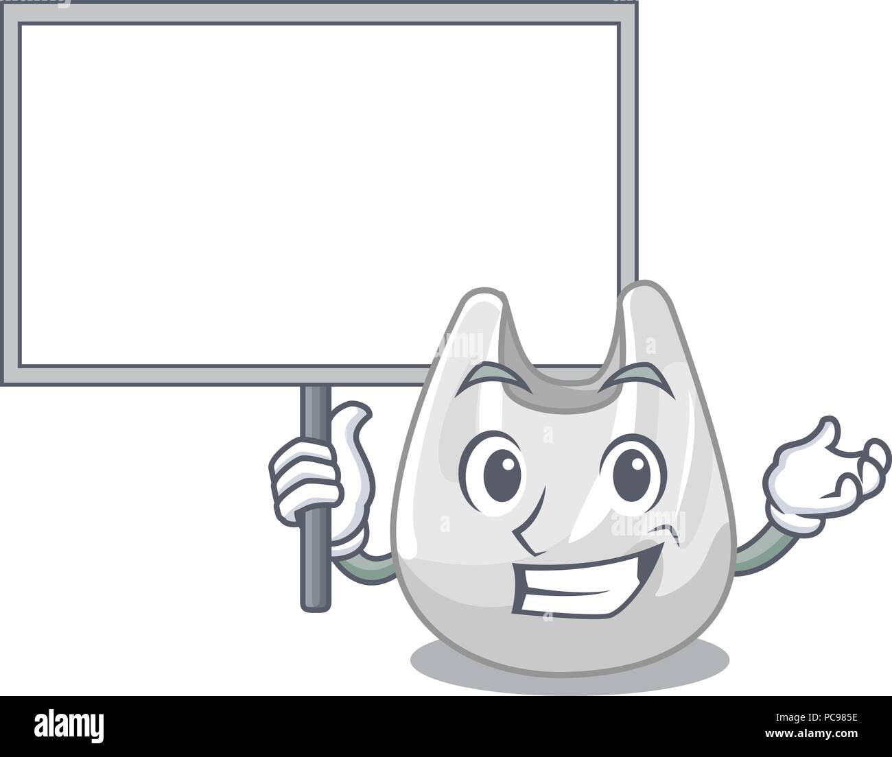 Bring board plastic bag character cartoon Stock Vector Image & Art - Alamy