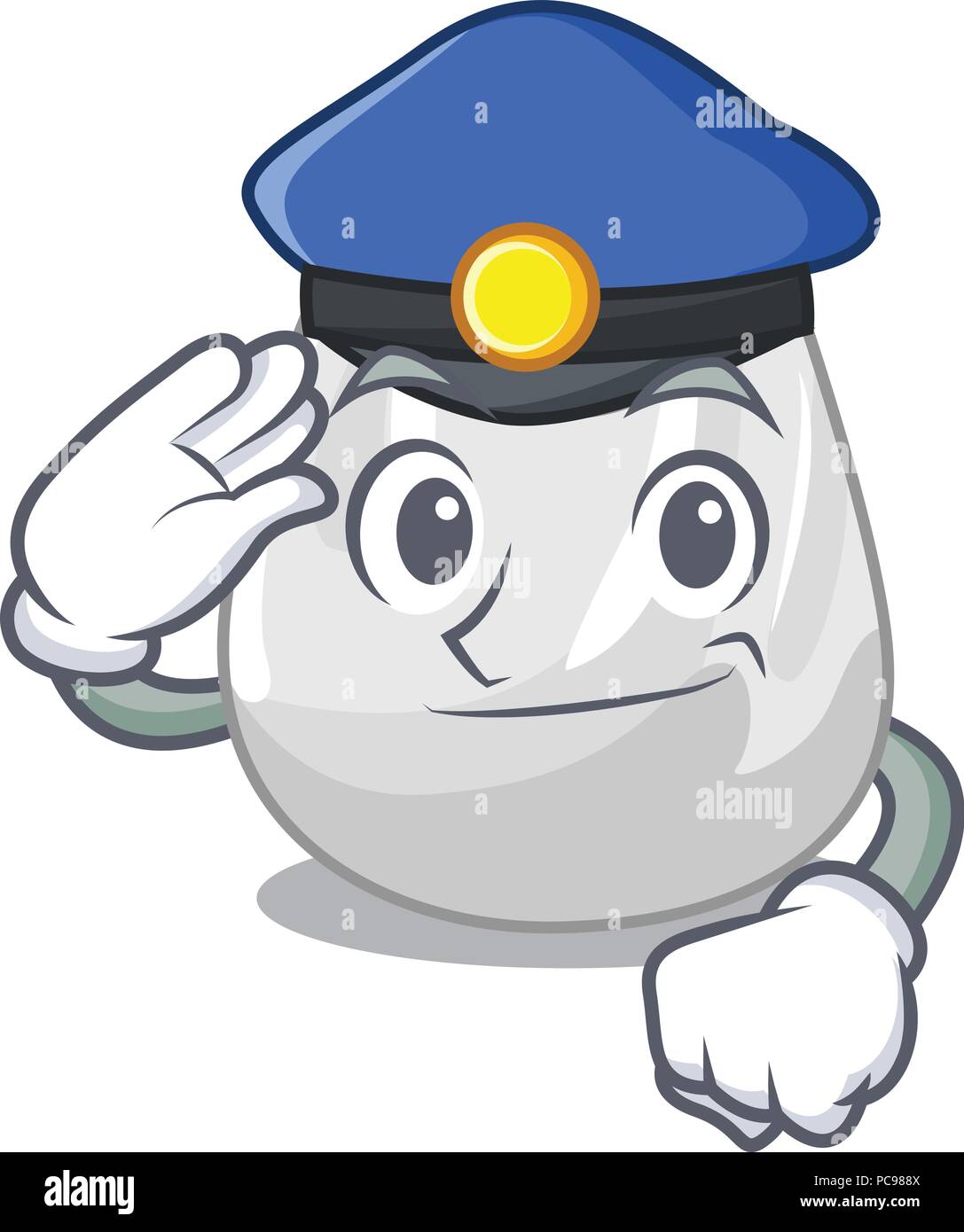 Police plastic bag character cartoon Stock Vector Image & Art - Alamy