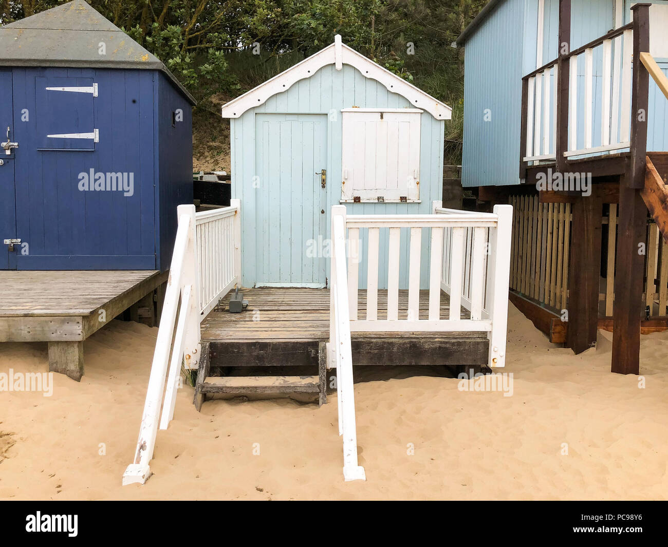 Beach huts at Wells next the Sea in Norfolk, UK Stock Photo - Alamy
