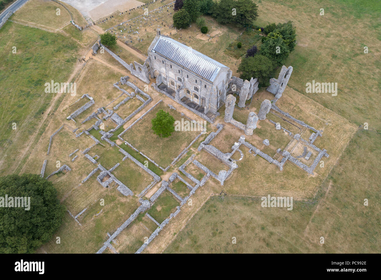 Binham Priory in Norfolk, UK Stock Photo - Alamy