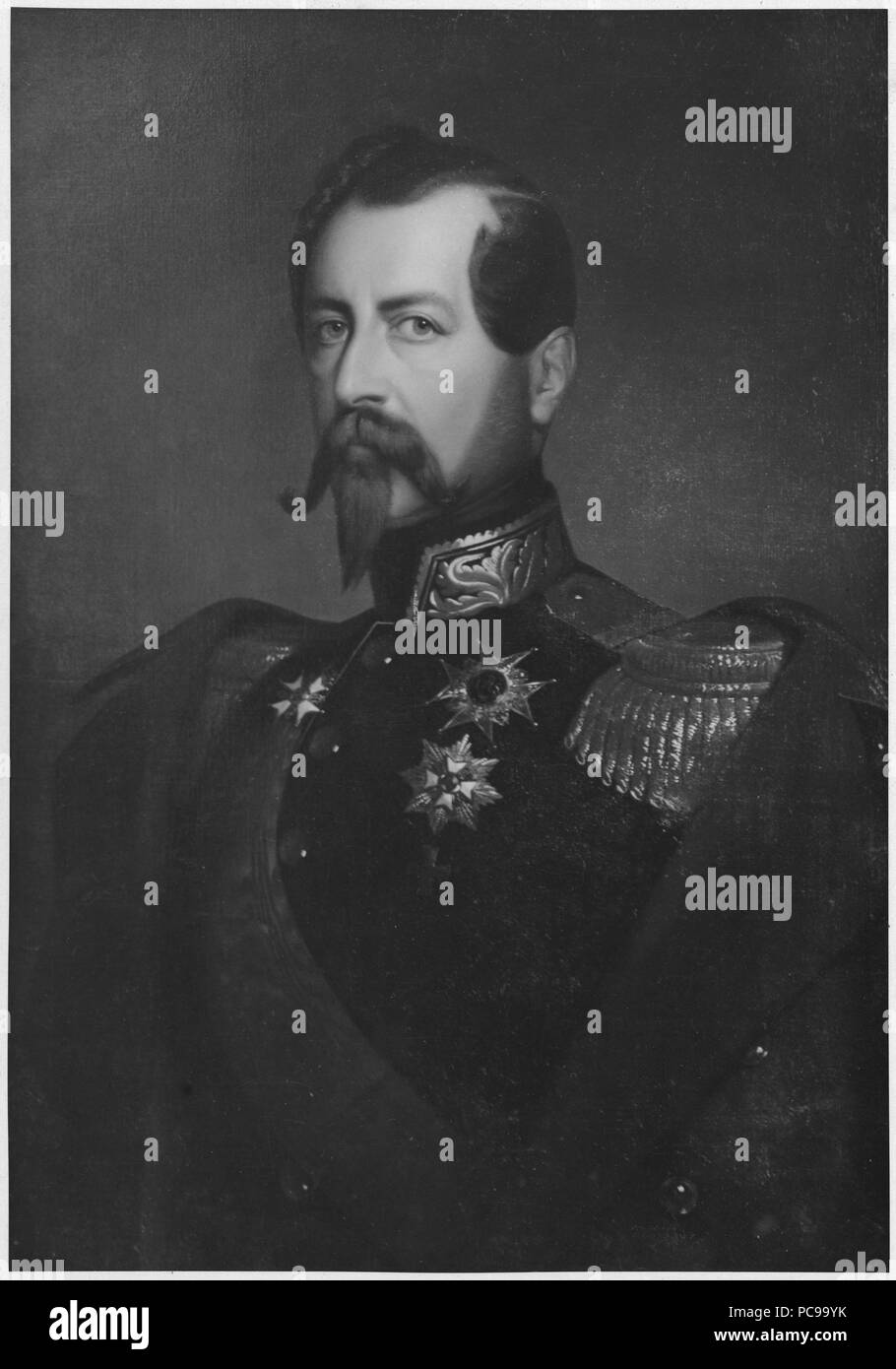 68 Oskar I (1799-1859), porträtt. Kung av Sverige och Norge (Carl ...