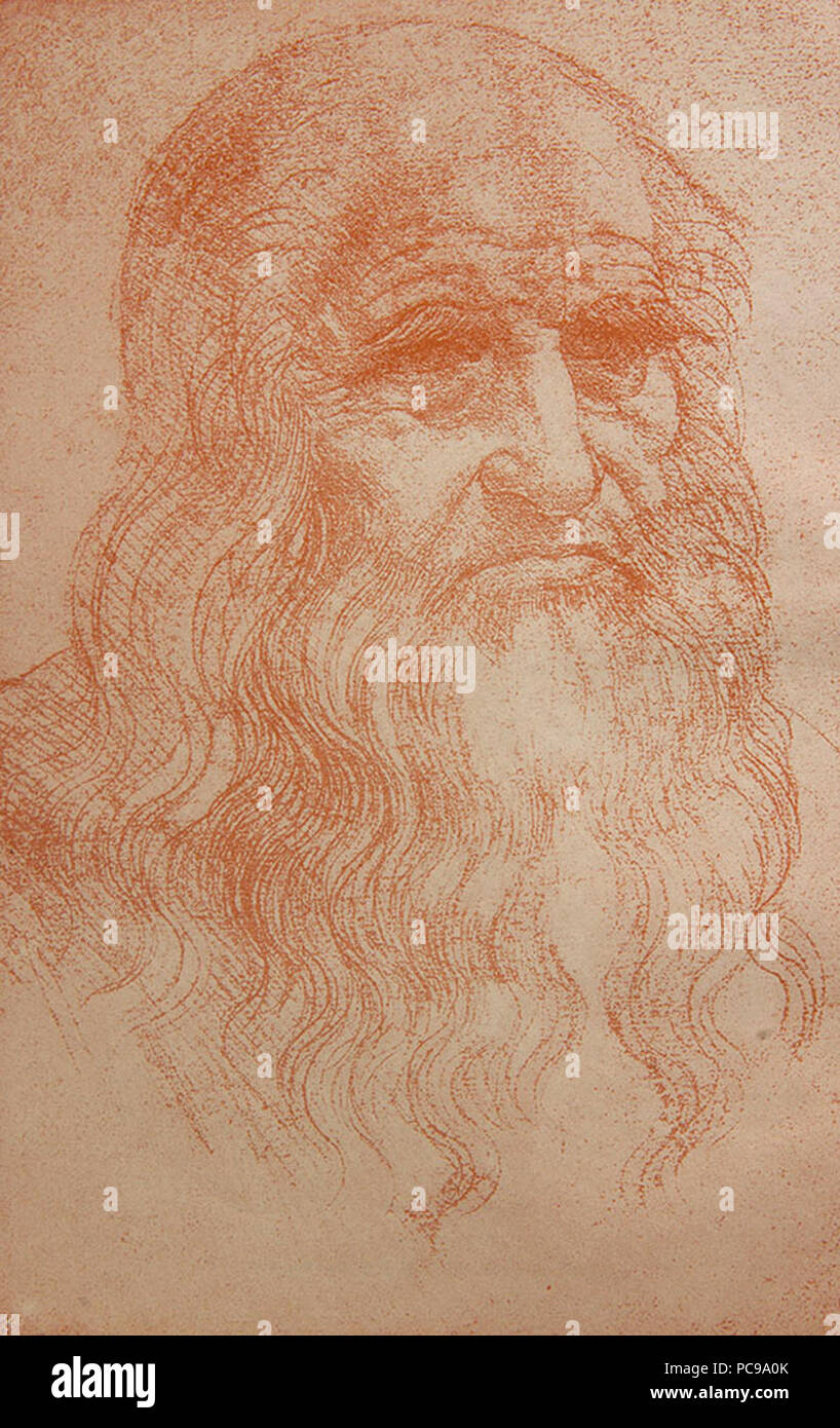 Leonardo da vinci self portrait hi-res stock photography and images - Alamy