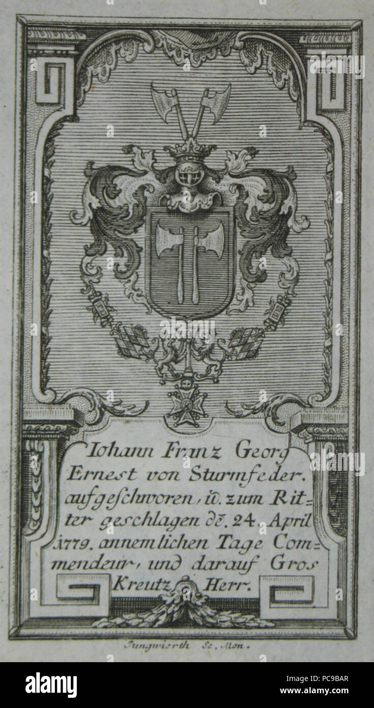579 Sturmfeder Wappen Stock Photo - Alamy