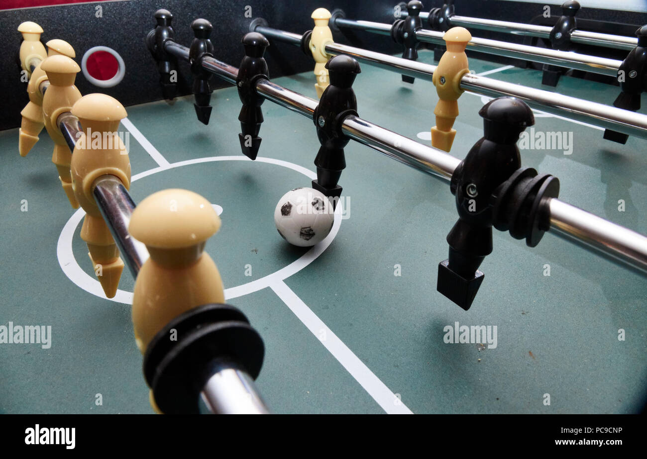 table football's players Stock Photo - Alamy