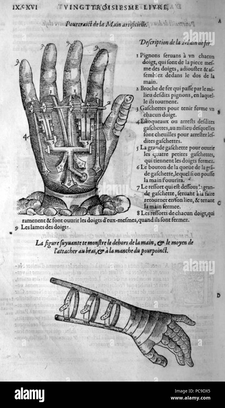 Artificial hand pare Black and White Stock Photos & Images - Alamy