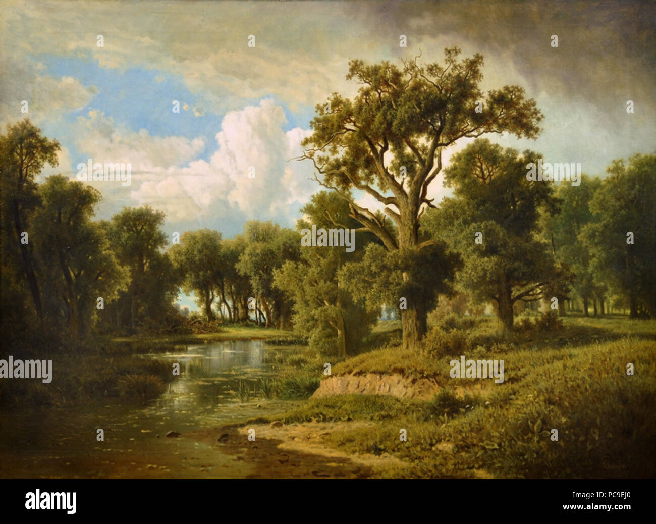 4 Adolf Chwala (1836-1900) - Česká krajina (K Stock Photo - Alamy