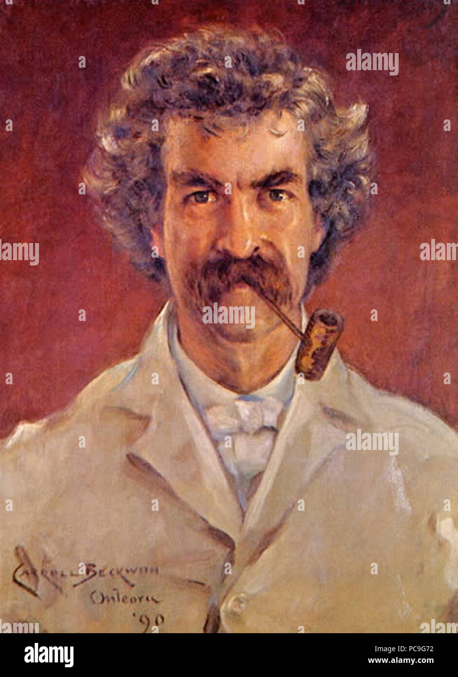 Mark twain portrait hi-res stock photography and images - Alamy