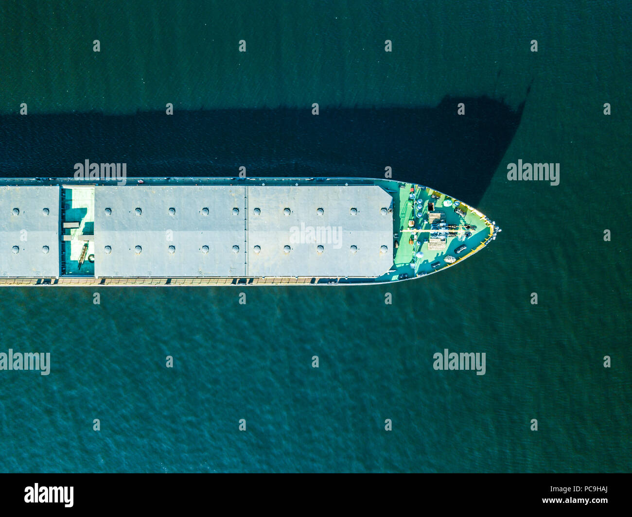 top down aerial top down isolated on a sea water surface Stock Photo ...