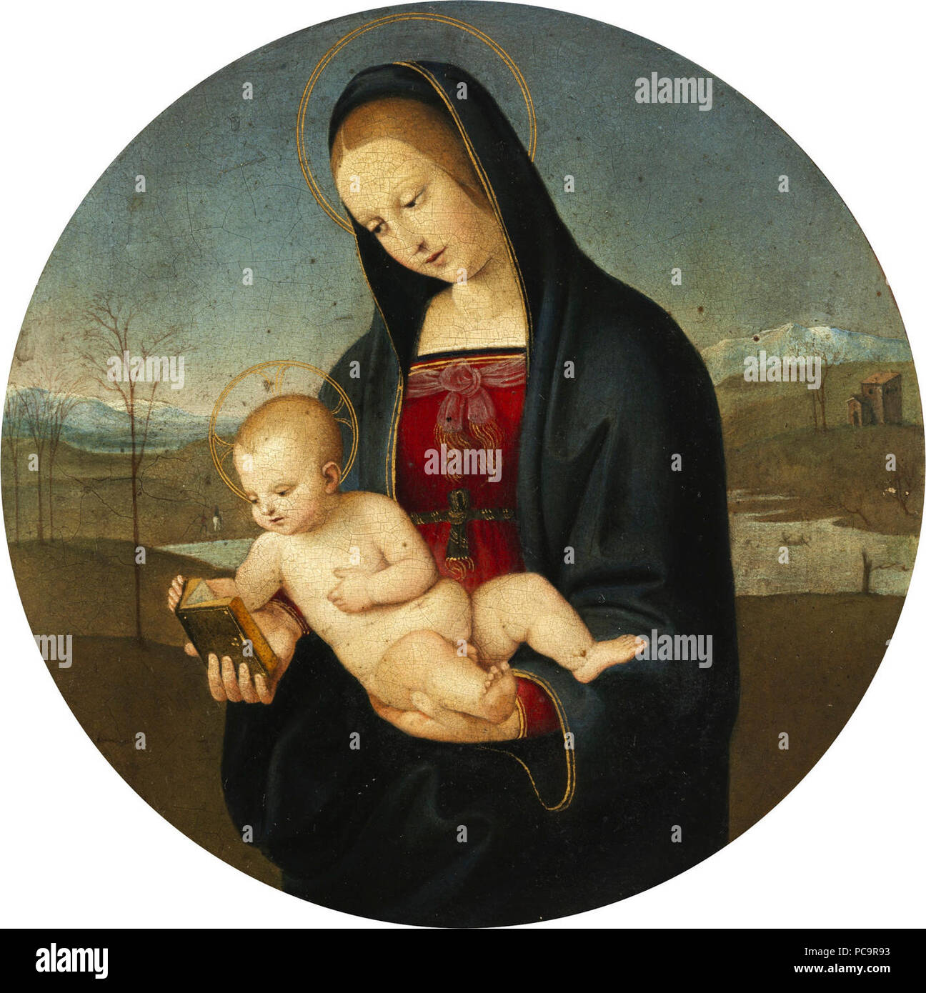 After Raphael - Madonna Conestabile (18th-century Stock Photo - Alamy