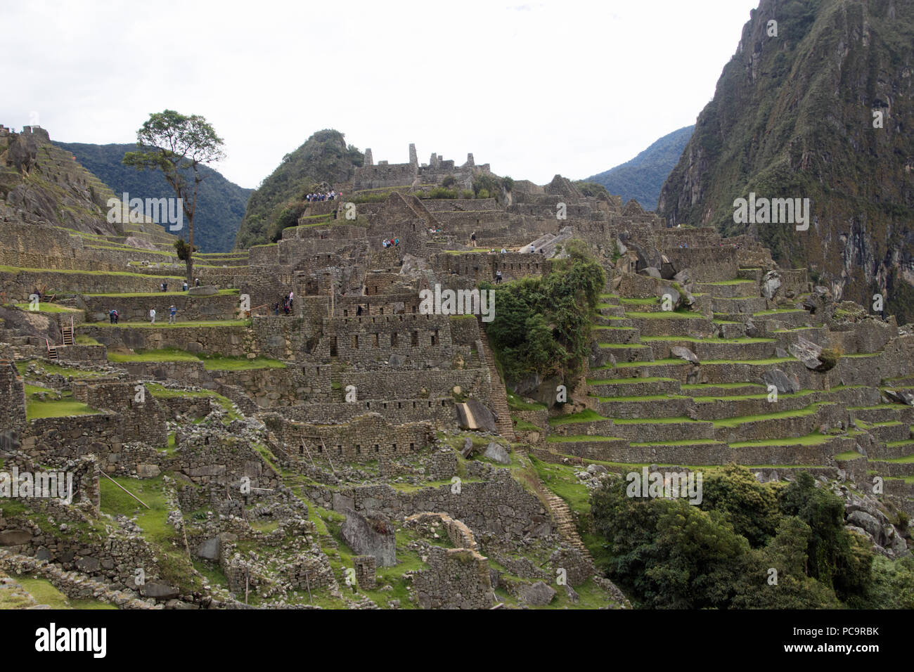 Ancient Inca Ruins at Machu Picchu Stock Photo - Alamy