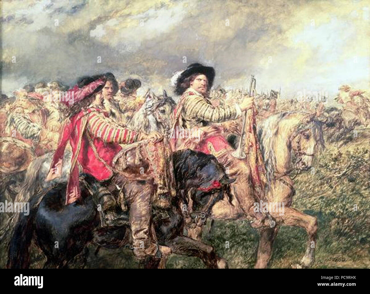 After the Battle of Naseby in 1645 Stock Photo - Alamy
