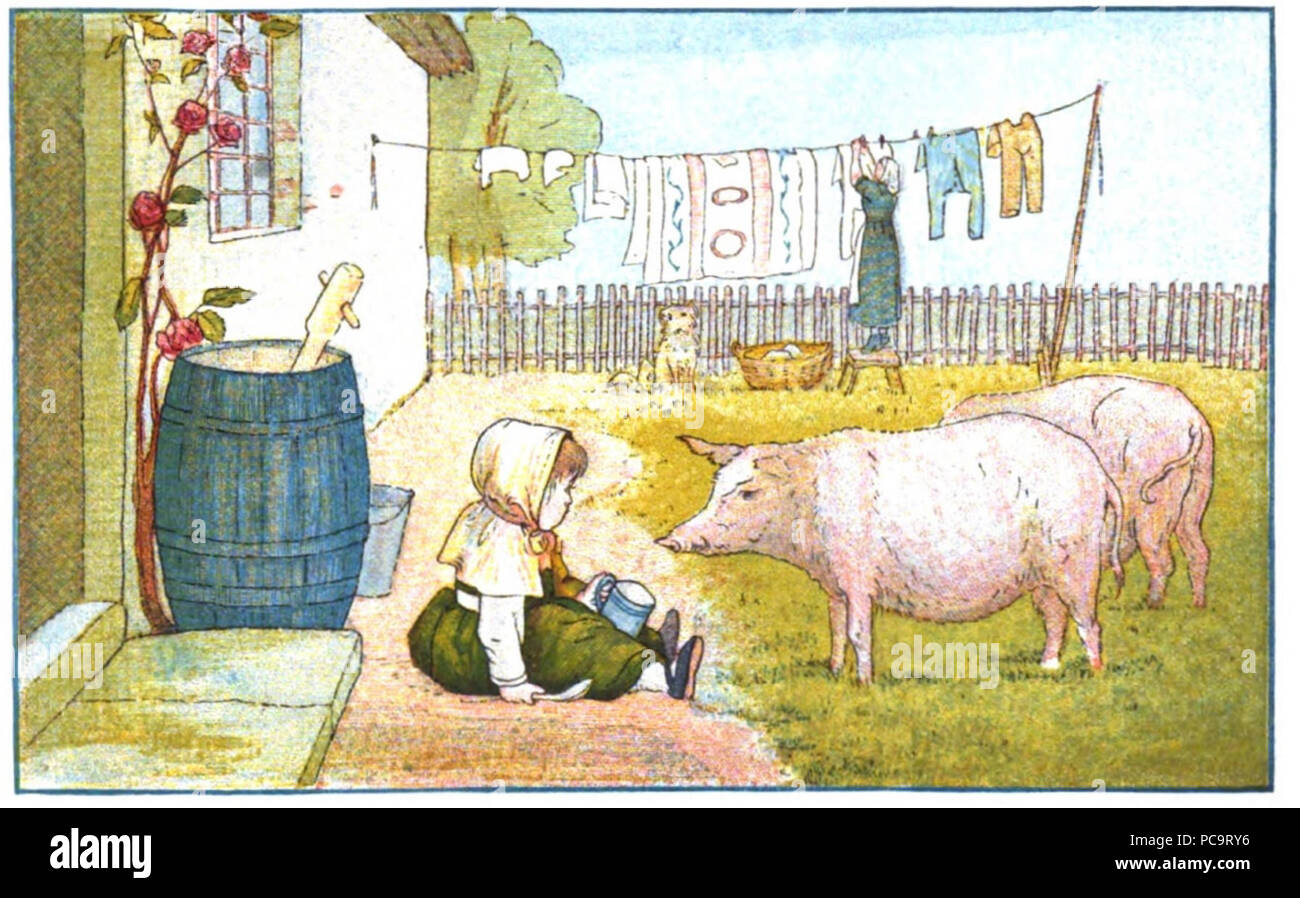 Afternoon Tea 1880 - An Uninvited Visitor Stock Photo - Alamy