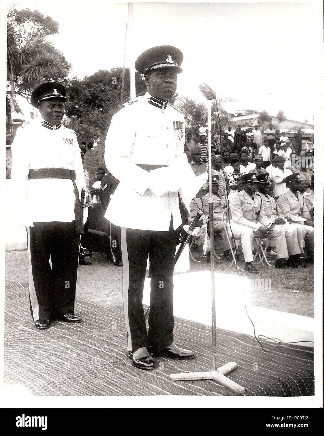 508 Queen Elizabeth awarded Olufunwa a CPM (Colonial Police Medal) for ...