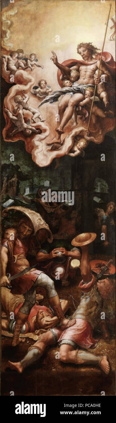 483 Pieter Coecke van Aelst - Tríptico da Descida da Cruz (right Stock ...