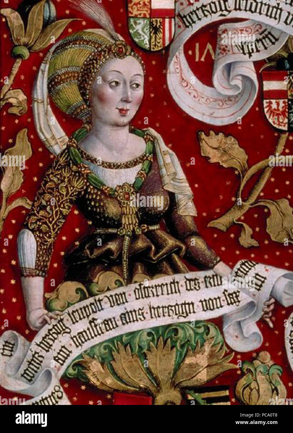 Agnes of Austria duchess of Saxony Stock Photo - Alamy