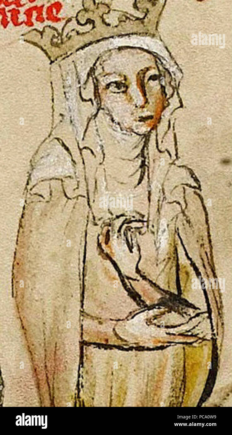 Agnes of Merania (Hedwig Codex Stock Photo - Alamy