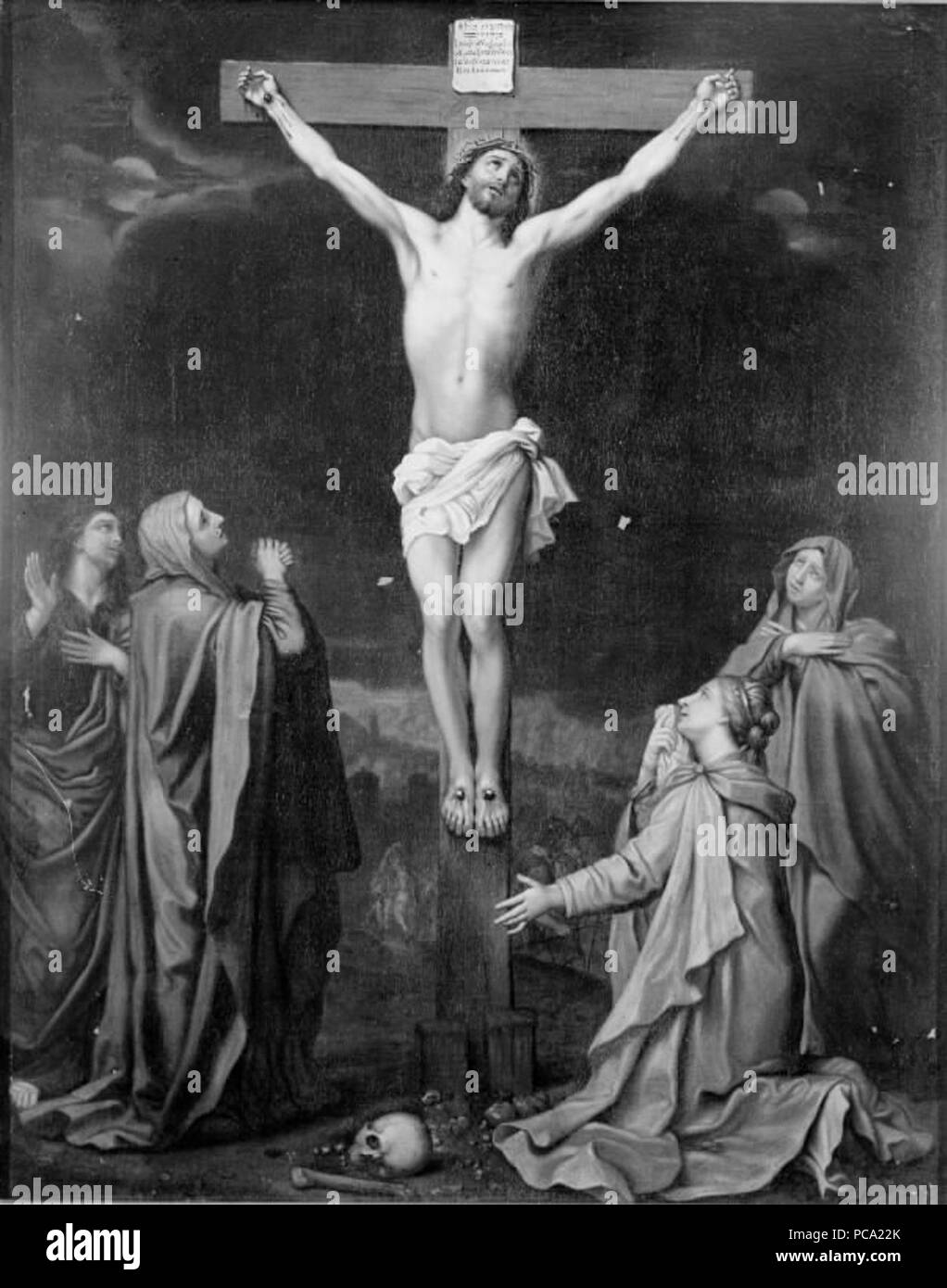 Agostino Carracci - Christ on the Cross Stock Photo - Alamy